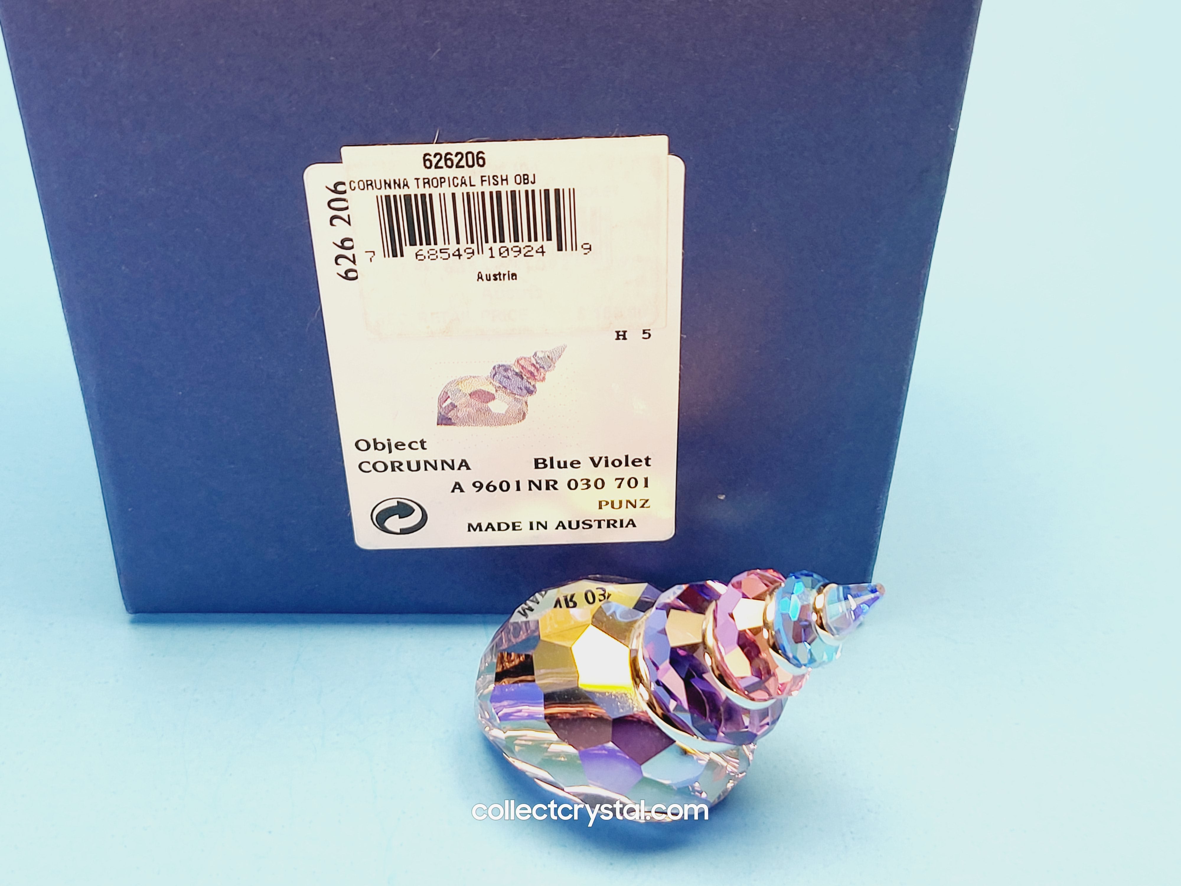 PARADISE SHELL CORUNNA BLUE VIOLET # 626206 – Collect Crystal