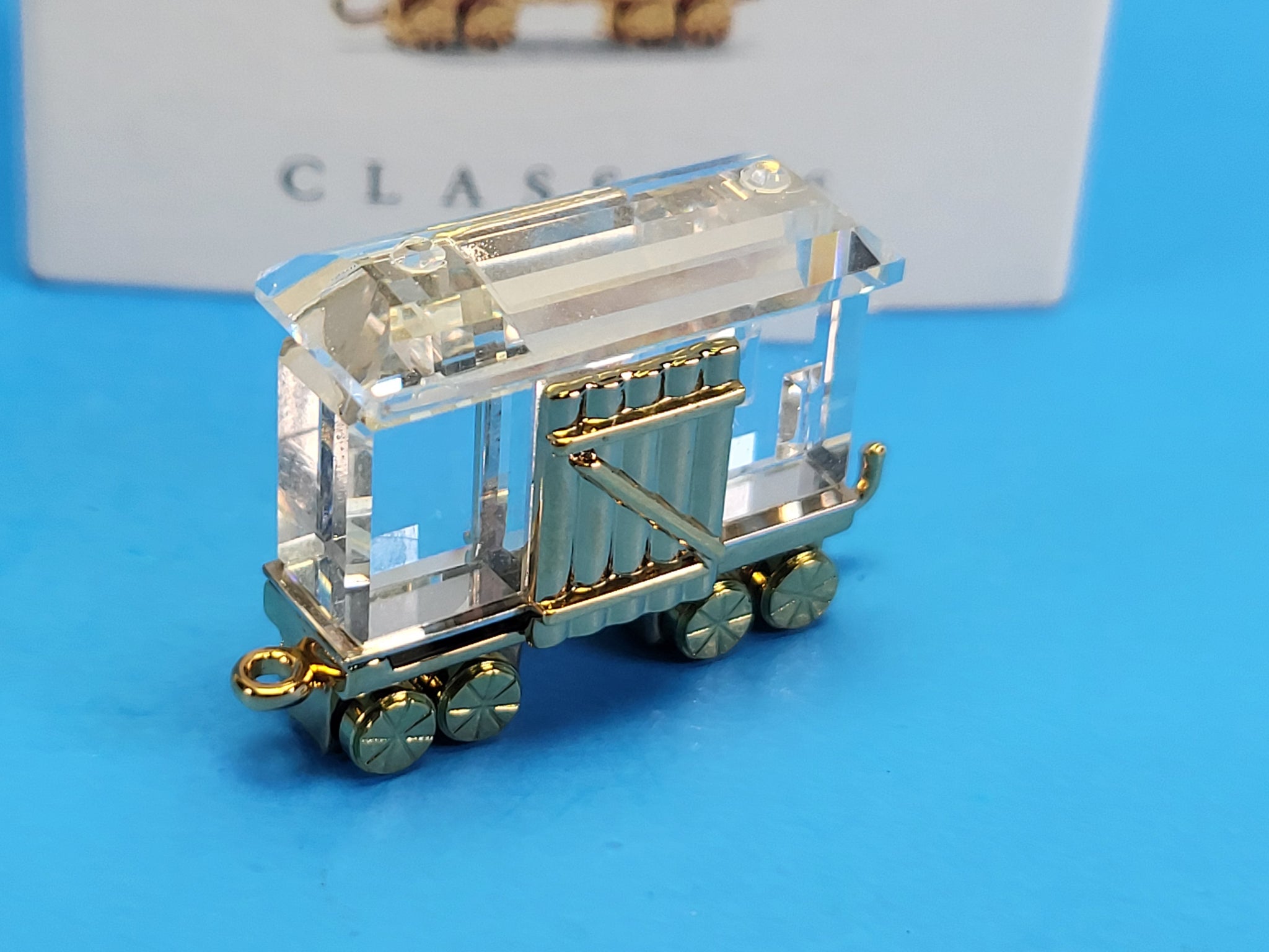 MEMORIES – TRAIN FREIGHT CAR GOLD 219194 – Collect Crystal
