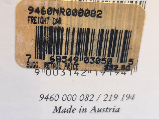 MEMORIES – TRAIN FREIGHT CAR GOLD 219194 – Collect Crystal