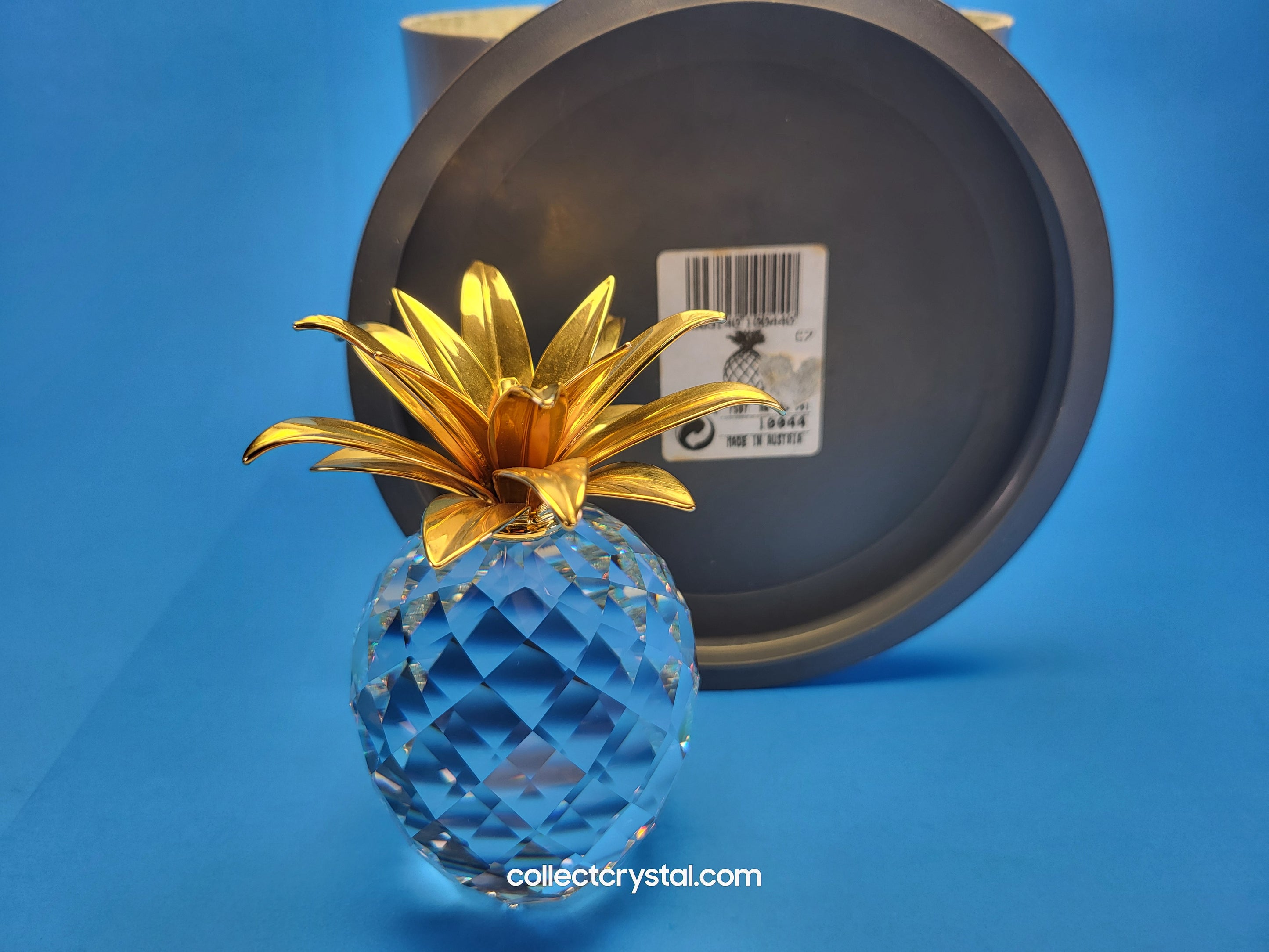 PINEAPPLE GOLD LARGE v2 SMOOTH LEAVES 010044 – Collect Crystal