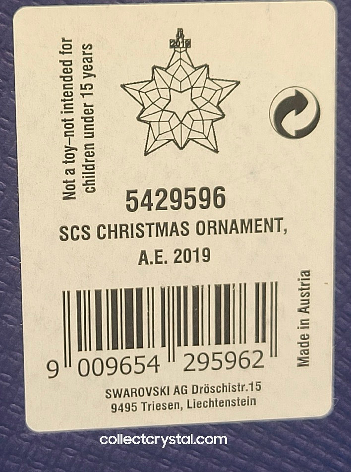 Monique 2019 gold and red ornaments 2 bundle – Collect Crystal